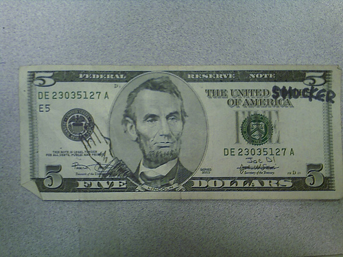 25 Hilarious Defaced Dollar Bills | The Best Article Every Day